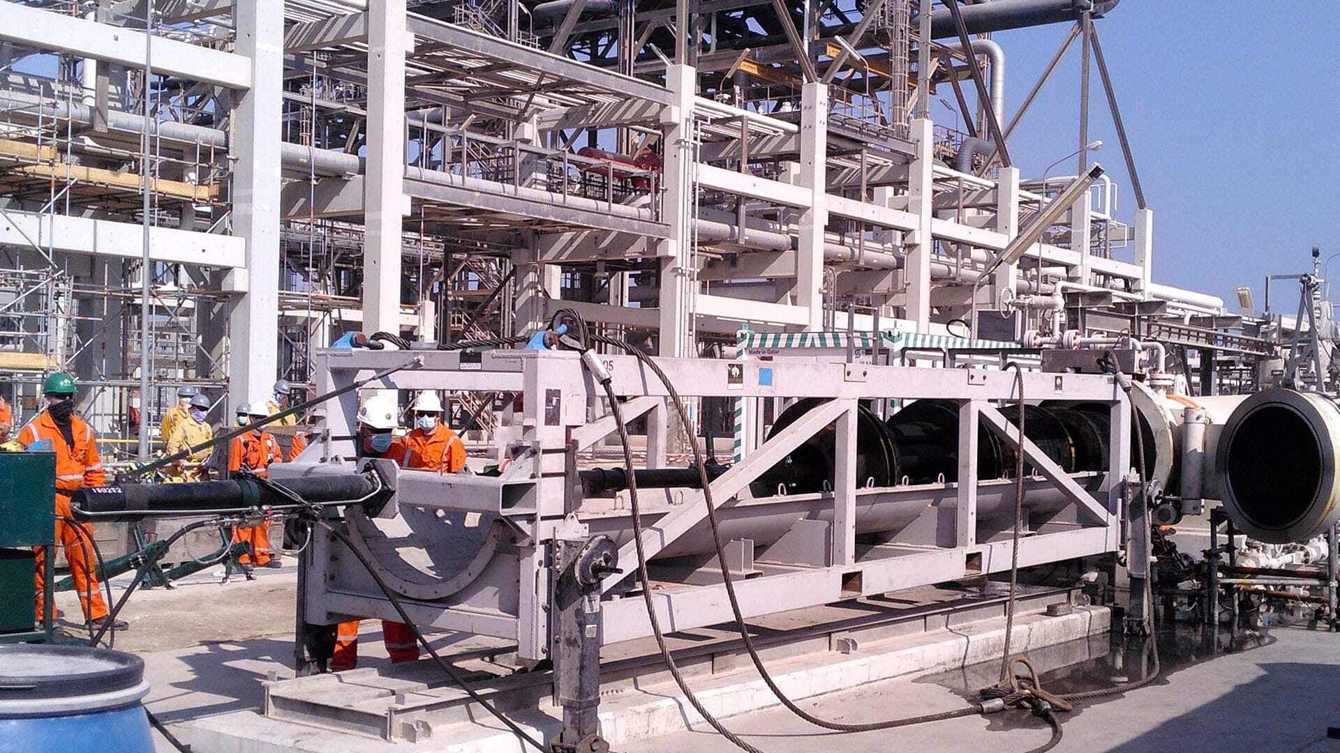 38” Remote Tecno Plugs & Leak Testing, Onshore Pipeline, Qatar