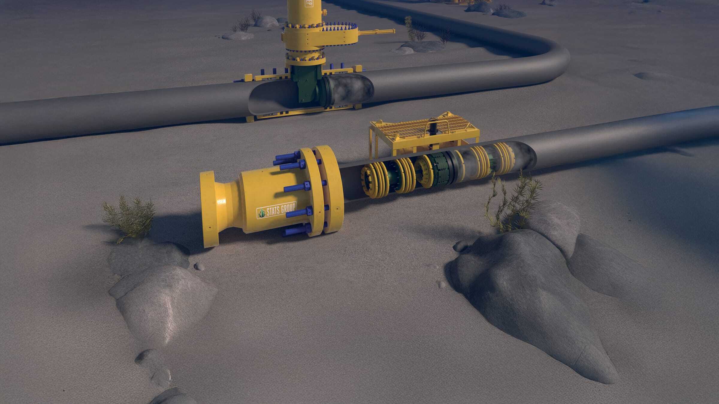 Subsea Pipeline Isolation Plug Services For Pressurised Pipelines
