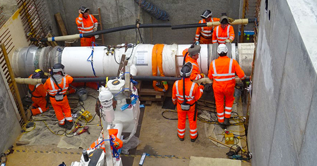 30” Remote Tecno Plug, SIRGE Pipeline, Shetland Gas Plant, UK