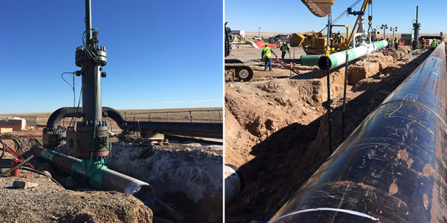 30" Dual BISEPs, Cortez Pipeline, New Mexico, USA