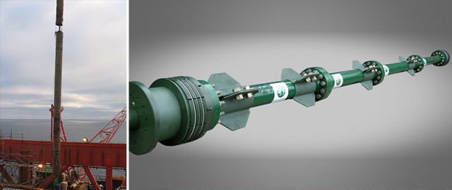 Caisson Securing & Recovery, North Sea, UK