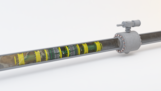 24" Remote Tecno Plug, Gas Export Pipeline, Qatar