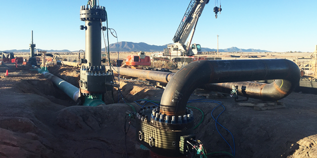30" Dual BISEPs, Cortez Pipeline, New Mexico, USA