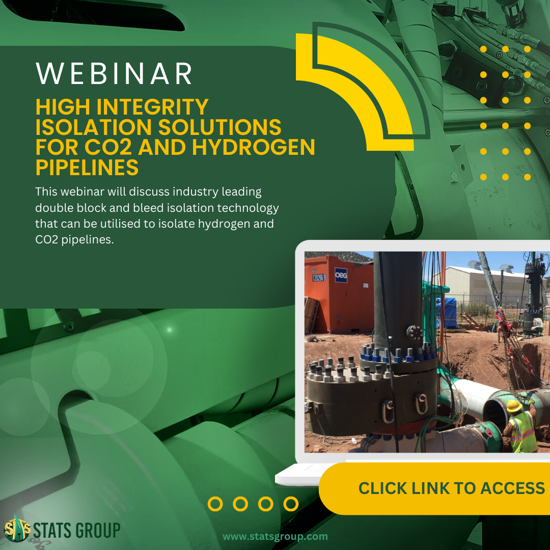 High Integrity Isolation Solutions for CO2 and Hydrogen Pipelines